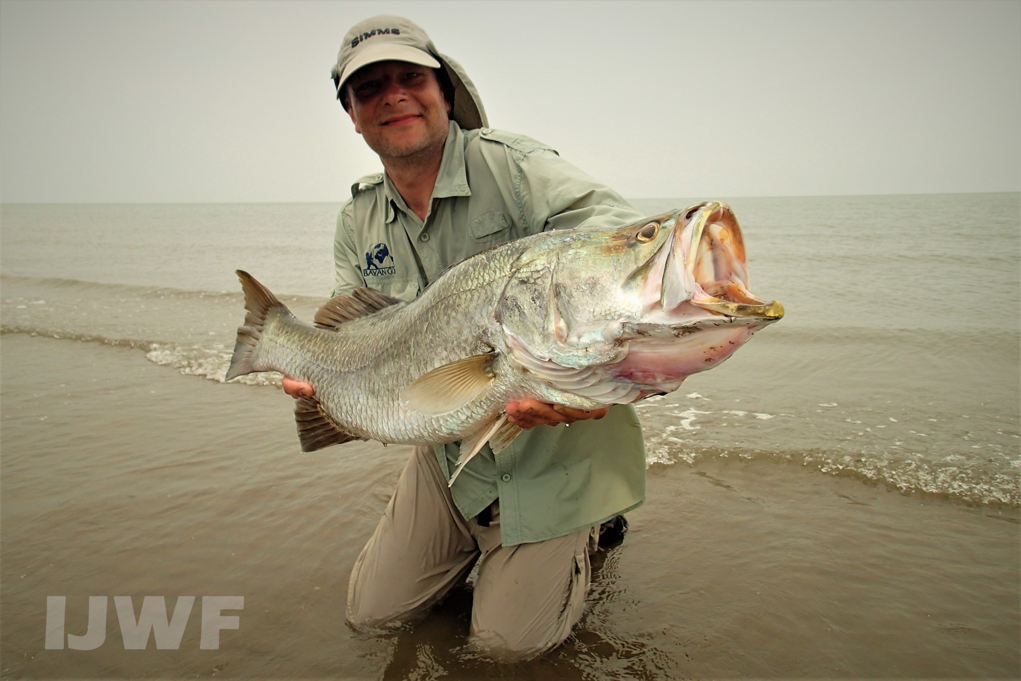 IRIAN JAYA Wild Fishing – Spot tail bass, Black bass, Giant barras